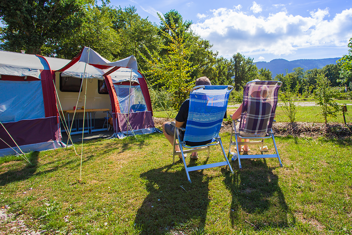 Campsite pitches in the heart of nature